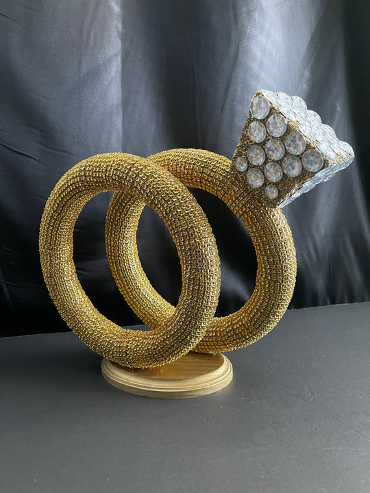 Engagement Ring Wedding Centerpiece, Engagement Ring Centerpiece, Brid ...